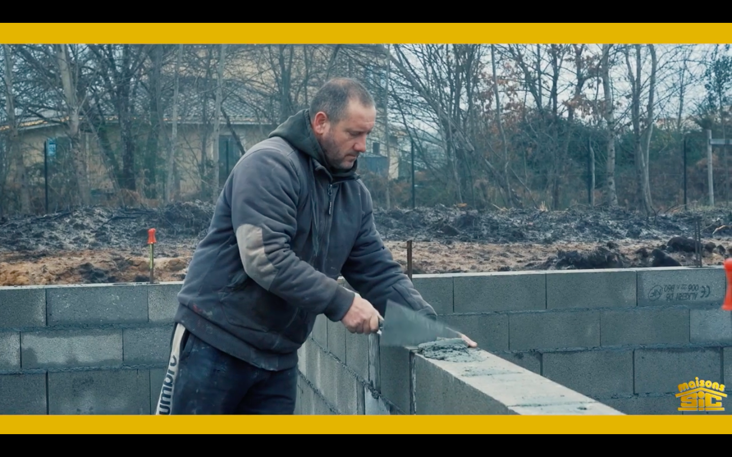 Le travail du maçon sur votre maison neuve -- Maisons Sic