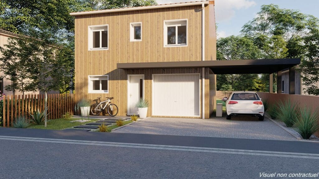 Maison City 3 bois 105m² - Maisons Sic